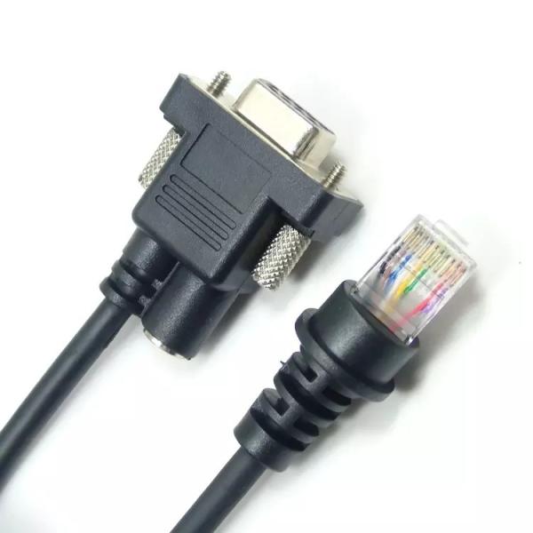 Quality 2m Straight RS232 Scanner Cable For Honeywell Metrologic Barcode Reader for sale