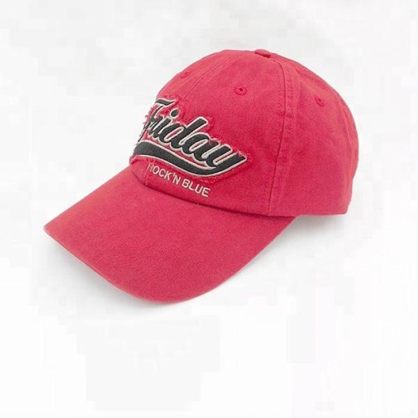 Quality Personalized embroidered dad cap , 100% cotton dad hat six panel Eco friendly for sale