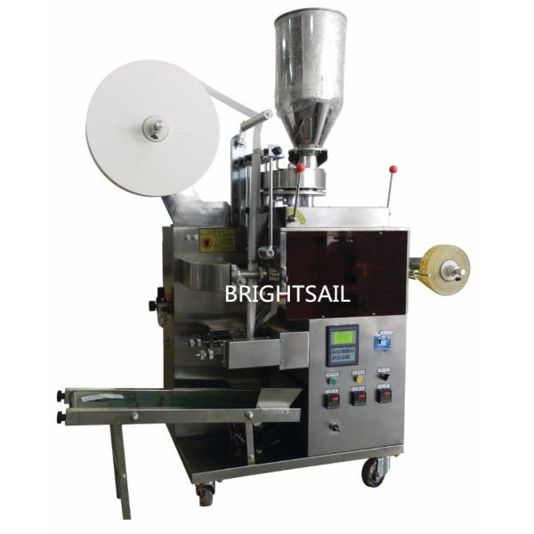 Quality 5ml Herbal Tea Bag Auto Packaging And Labeling Machine Volumetric Method for sale