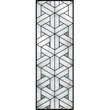 Quality Flat Round Beveled Edge Decorative Tempered Glass Panels To Showers , Table Tops for sale