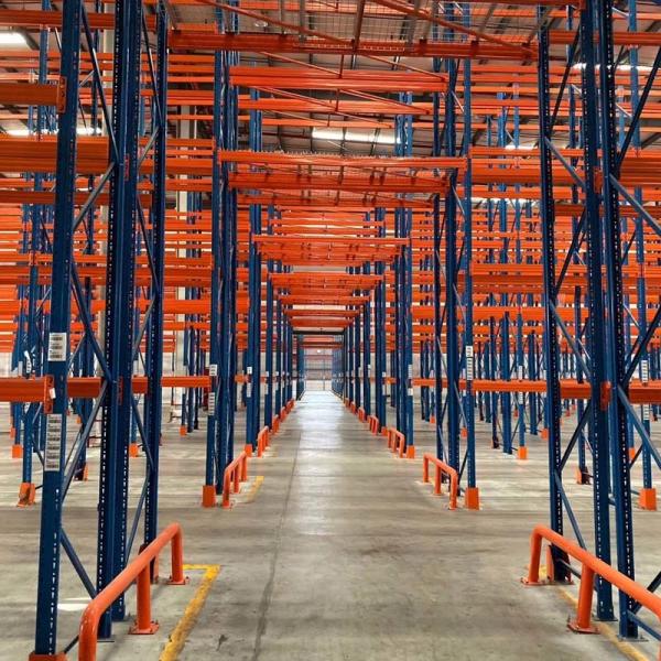 Quality Powder Coated Adjustable Pallet Rack Shelving / Warehouse Rack for sale