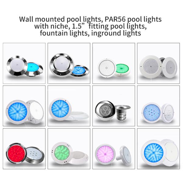 Quality 35W 42W Submersible LED Pool Lights , Waterproof Underwater Light Fixtures for sale