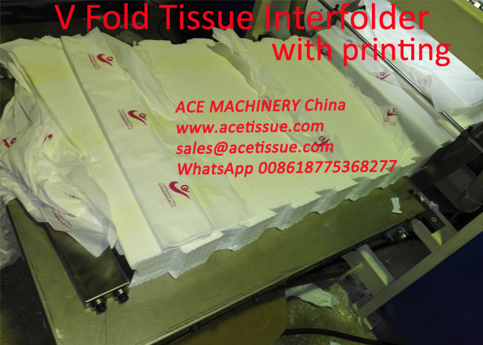 Tissue Paper Interfolder Machine with printing