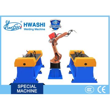 Quality 6 Axis Bicycle Frame MIG Welding Robot with Automatic Rotating Positioner for sale