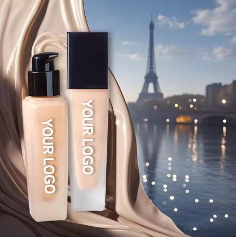 Quality Women's Full Coverage Natural Mineral Liquid Foundation Wholesale Waterproof Concealer Sunscreen Cream Dark Light Loose Makeup for sale