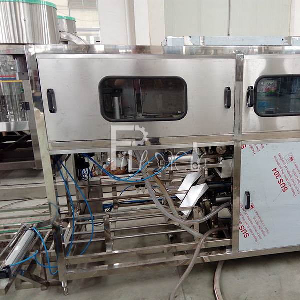 Quality Double Row Rinsing SUS304 300 BPH Gallon Water Plant for sale