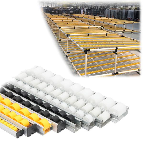 Quality DY-6033 Sheet Metal Frame Pallet Roller Track For Pipe Rack System for sale