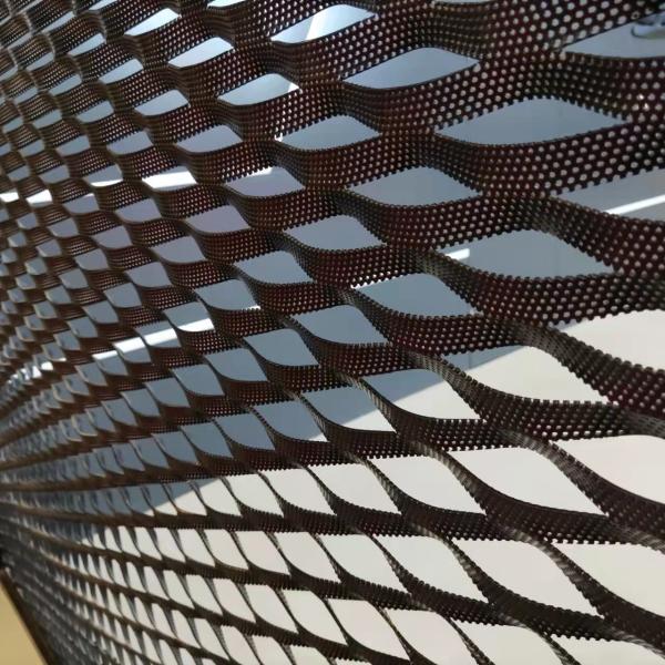 Quality Anodized Aluminum Expanded Metal Mesh for Suspended Ceiling for sale