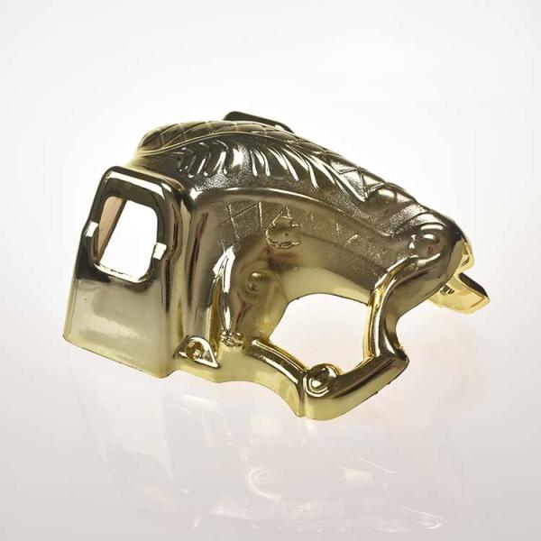 Quality Wraped Coffin Decoration Corner 4# Gold Color Free Samples BV Approved for sale