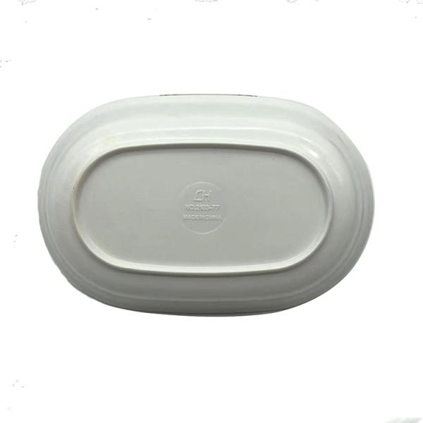 Quality Durable Melamine Camping Dinnerware Rectangle 9 Inch Melamine Plates SASO for sale