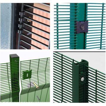 Quality heavy gauge Anti climb welded security fence 358 wire mesh fence for sale