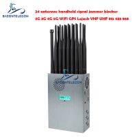 Quality 24 Antennas Portable Signal Jammer 24w 20m Radius For All Signals for sale