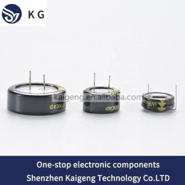 Quality PAS614L-VL3 Coin Type Polyacene Capacitors Supercapacitors Cap 300mf 3.3v for sale