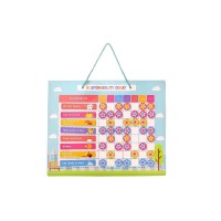 Quality Magnetic Reward Behavior Star Chore Chart 17X12 inch，Magnetic Dry Earse Board for sale