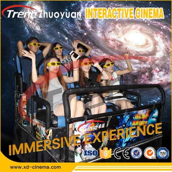 Quality Comfortable Motion Chair 5D Cinema Simulator With Bubble / Rain / Wind Effect for sale
