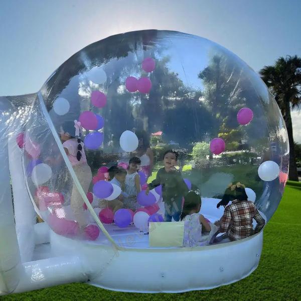 Quality Inflatable Snow Globe Bubble House with Accessory Repair Kit and Customized for sale