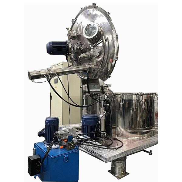 Quality Automatic Scraper Bottom Discharge Pharmaceutical Centrifuge / Perforated Basket for sale