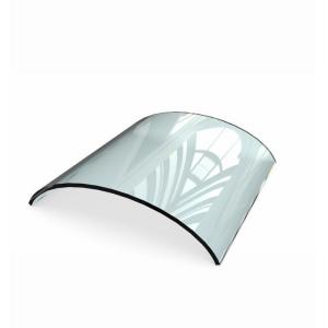 Quality Hotel Curved Clear Tempered Glass Panels for Shopping Mall Building 3mm-12mm for sale