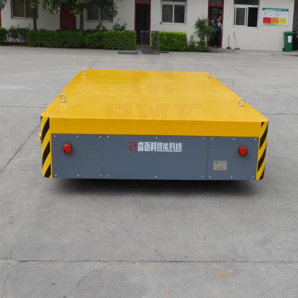 Quality DC Motor Battery Transfer Trolley 5 Tons Heavy Load Stepless Speed Adjusting for sale