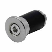 Quality DYE28-09 OD 28mm Lean Pipe Accessory Lean Tube End Cap Aluminum Round Tubing for sale