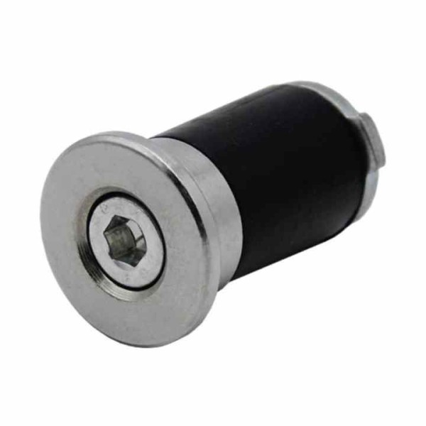 Quality DYE28-09 OD 28mm Lean Pipe Accessory Lean Tube End Cap Aluminum Round Tubing Metal Plug for sale
