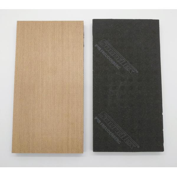 Quality Ceiling Natural Walnut Millwork Micro Perforated Panel Wall Timber Wood Board for sale