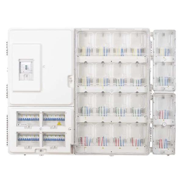Quality 20 Way Single Phase Meter Box , Industrial Indoor Plastic Electric Meter for sale