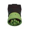 Quality Green J1939 Deutsch 9-Pin Female to J1962 OBD-II OBD 16 Pin Female Adapter for sale