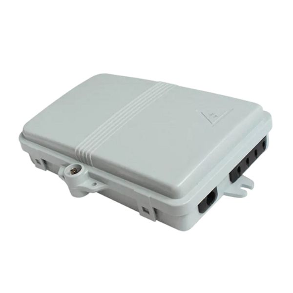 Quality 4Port Fiber Optic Terminal Box SC Simplex SM Cables White Waterproof IP-66 for sale