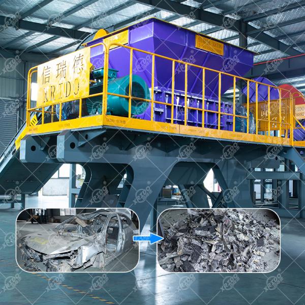 Quality Xrido Car Shell Shredder for Metal Recycling High Efficiency for sale