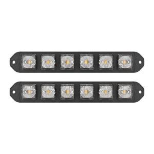 Quality 6LED Surface Mount Strobe Lights 18W LED Side Marker Lights IP67 for sale