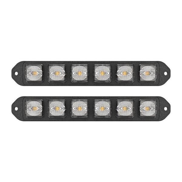Quality 6LED Surface Mount Strobe Lights 18W LED Side Marker Lights IP67 for sale