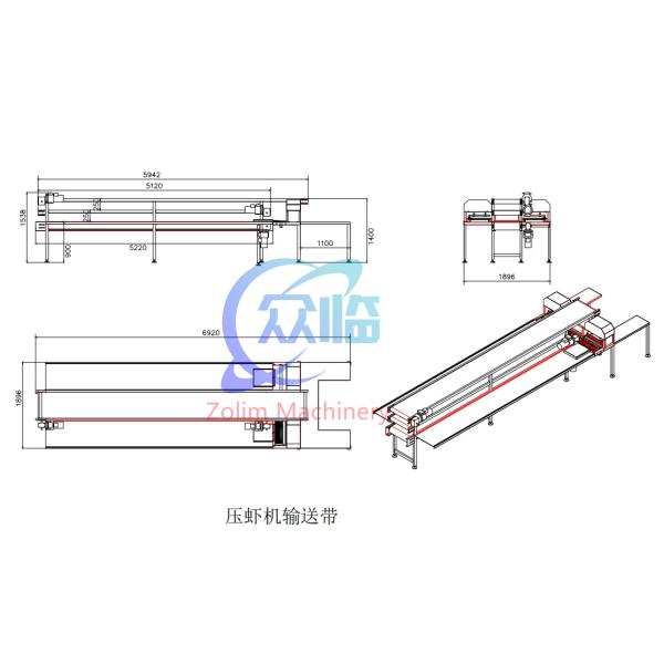 Quality New Design Shrimp Stretching Line, Tempura Processing Line, NOBASHI Processing for sale