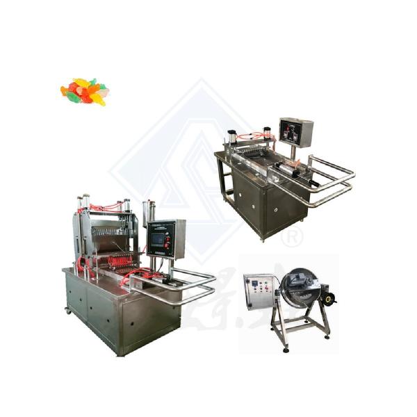 Quality High Productivity Colorful Round Square Candy Gummy Machine Jelly Candy Making for sale