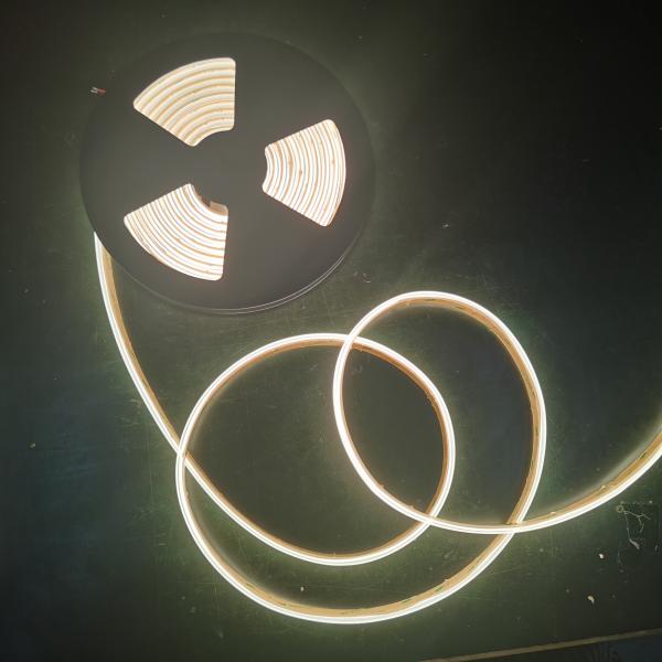 Quality Dimmable 10mm led strips lighting flex 24v dim cob led strip ribbon lights 480 for sale