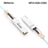 Quality QSFP LSZH Mellanox AOC Active Optical Cable MFA1A00-C050 100GbE 50m new and for sale