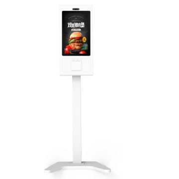 Quality Free Standing 21.5/32 Inch Payment Kiosk with Pos Barcode Scanner and Ticket for sale