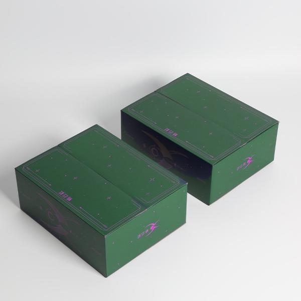 Quality Customized Recyclable Cardboard Soap Box with Sponge Liner and CMYK Printing for sale