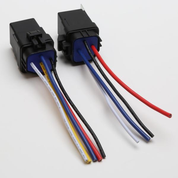 Quality 5 PIN SPDT JD2912 Car Relay 24V 12V 40A with Harness Sockets for Truck for sale