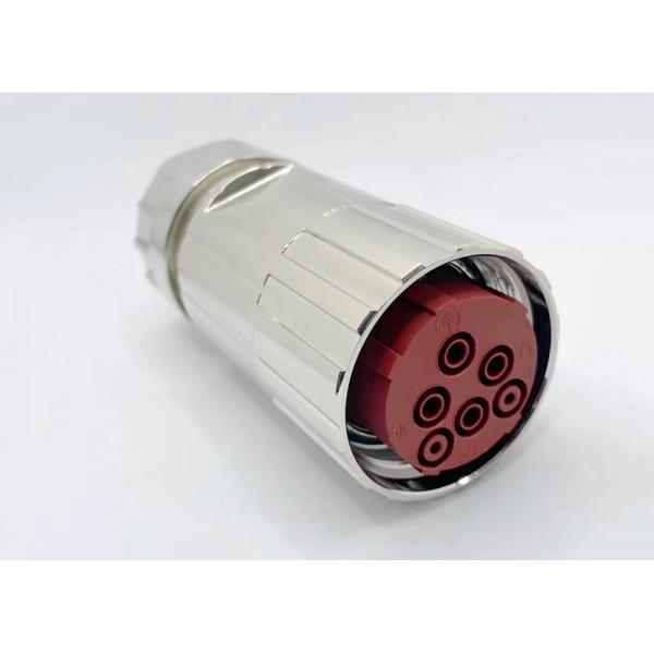 Quality Circular M40 Power Connector 6 Pin Servo Encoder Female Crimp Wire Plug for sale