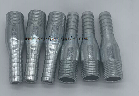 Quality Industrial Carbon King Nipple BSP Durable Carbon Steel Pipe Fitting for sale