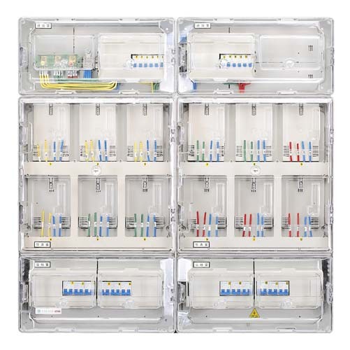 Quality 12 Way Single Phase Electrical Service Meter Box for sale