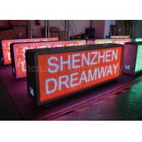 Quality Two Sides LED Taxi Top Advertising Signs , P5 Outdoor Taxi Roof Led Display 600W for sale