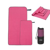Quality Custom Microfiber Sports Towel Lightweight Compact Travel Towel with Breathable for sale