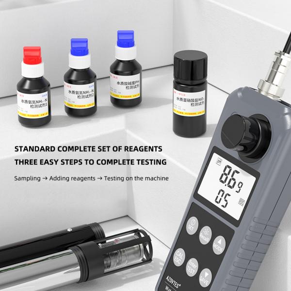 Quality Bluetooth PH Meter for Aquaculture with DO Ammonia Nitrite Testing for sale
