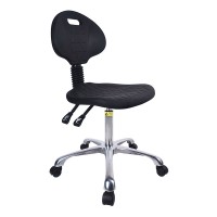 Quality Black PU Foam Anti Static Lab Chair Esd Lab Chair With Backrest for sale