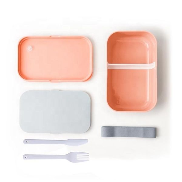 Quality Customer Logo Eco Lunch Box Bottle One Layer 1000ml BPA Free with Elastic Nylon for sale