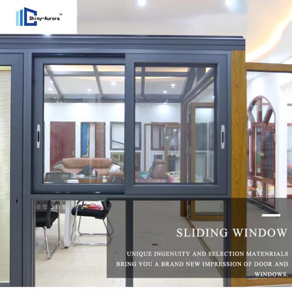 Quality Broken Bridge Aluminum Windows, Soundproof Windows, Good Sealing for sale