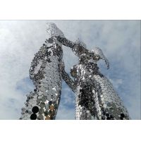 Quality Outdoor Large Abstract Stainless Steel Sculpture For Public Decoration for sale