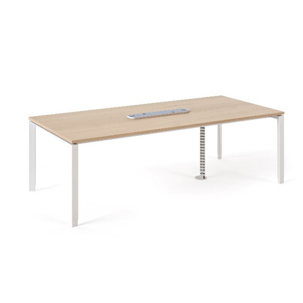 Quality MC3.0 Modern Office Conference Desk Smooth Surface Rectangular With Cable Management for sale